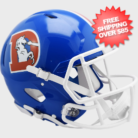 Denver Broncos Speed Throwback Football Helmet