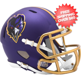Baltimore Ravens Mini Speed Football Helmet